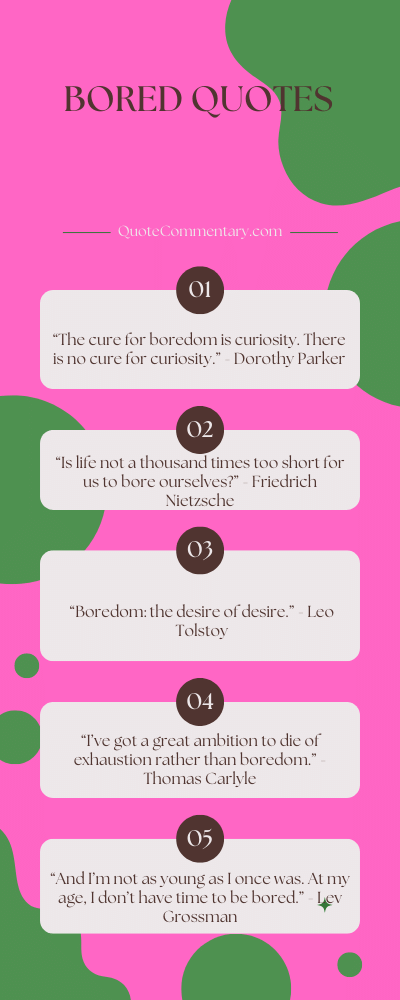 50 Bored Quotes Their Meanings Explanations